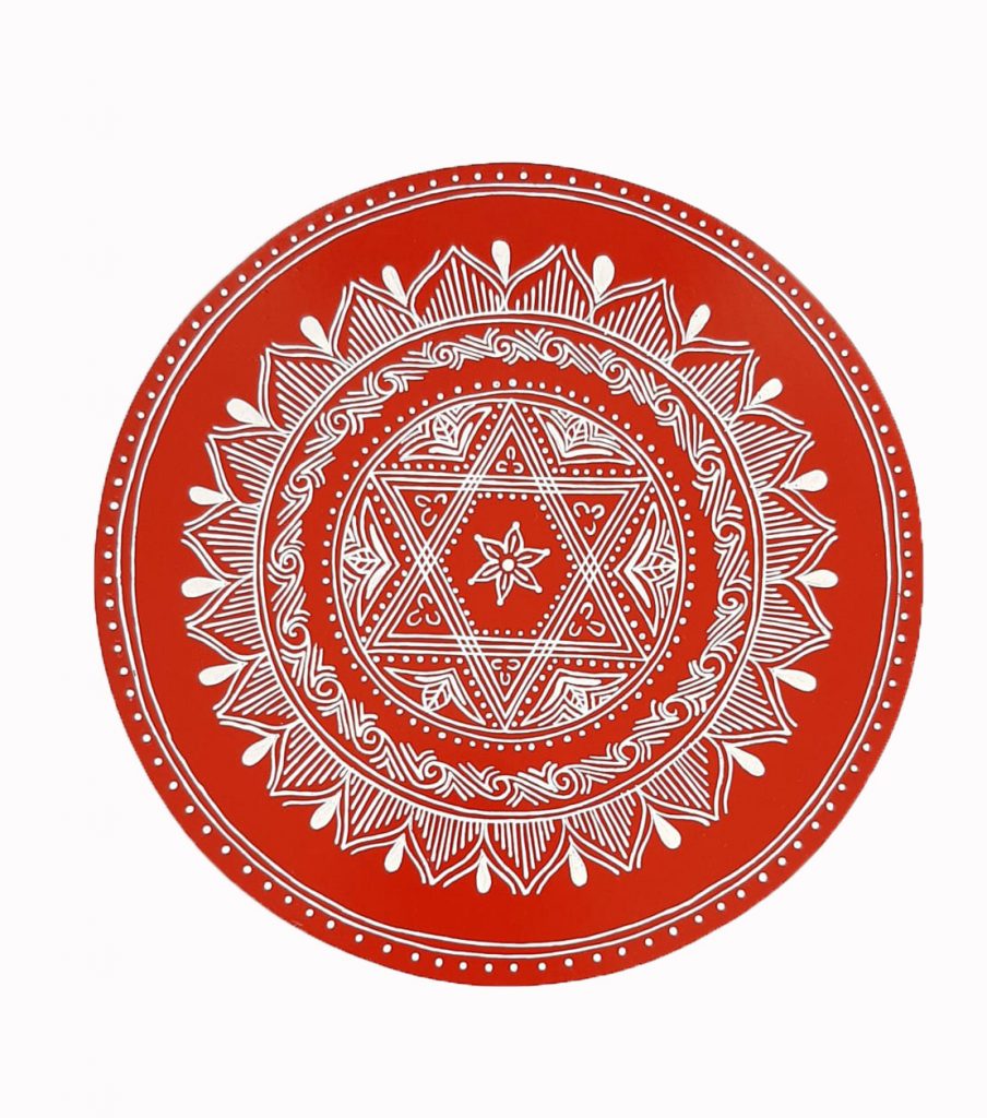 Wall Decor ( circular) - Aipan