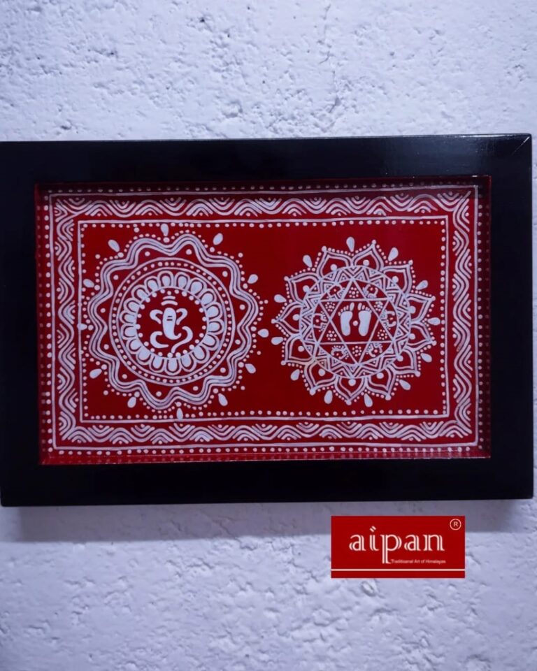 Shri Laxmi - Ganesh wall frames - Aipan